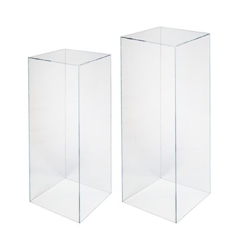CLEAR ACRYLIC PEDESTAL | Floral Props and Design